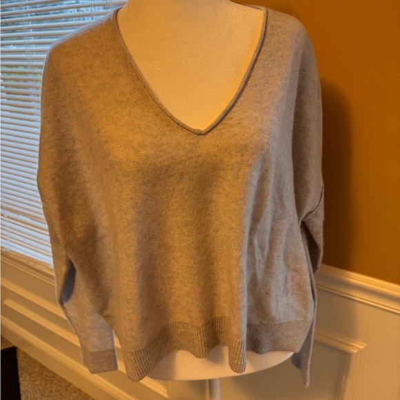 Pilcro | Sweaters | Pilcro Wheat Colored Cashmere Sweater Size S | Poshmark